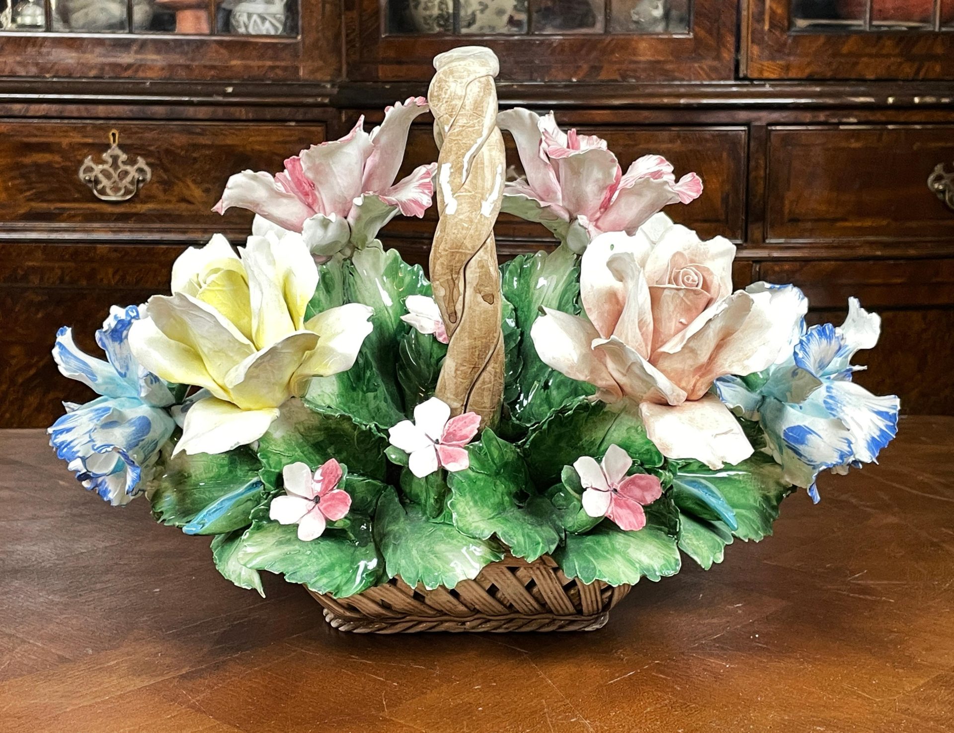 The Capodimonte Flower Basket: An Exquisite Italian Masterpiece ...