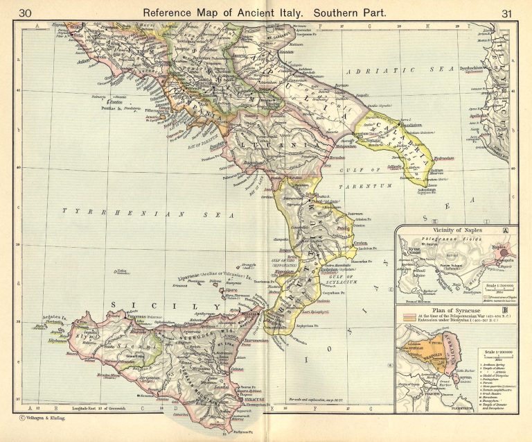 The Fascinating Map of Ancient Italy: Unveiling the Wonders of the ...
